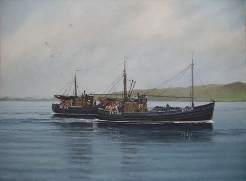 A6 Greetings Cards, Gamrie Fishing Boats | new-tait-gallery