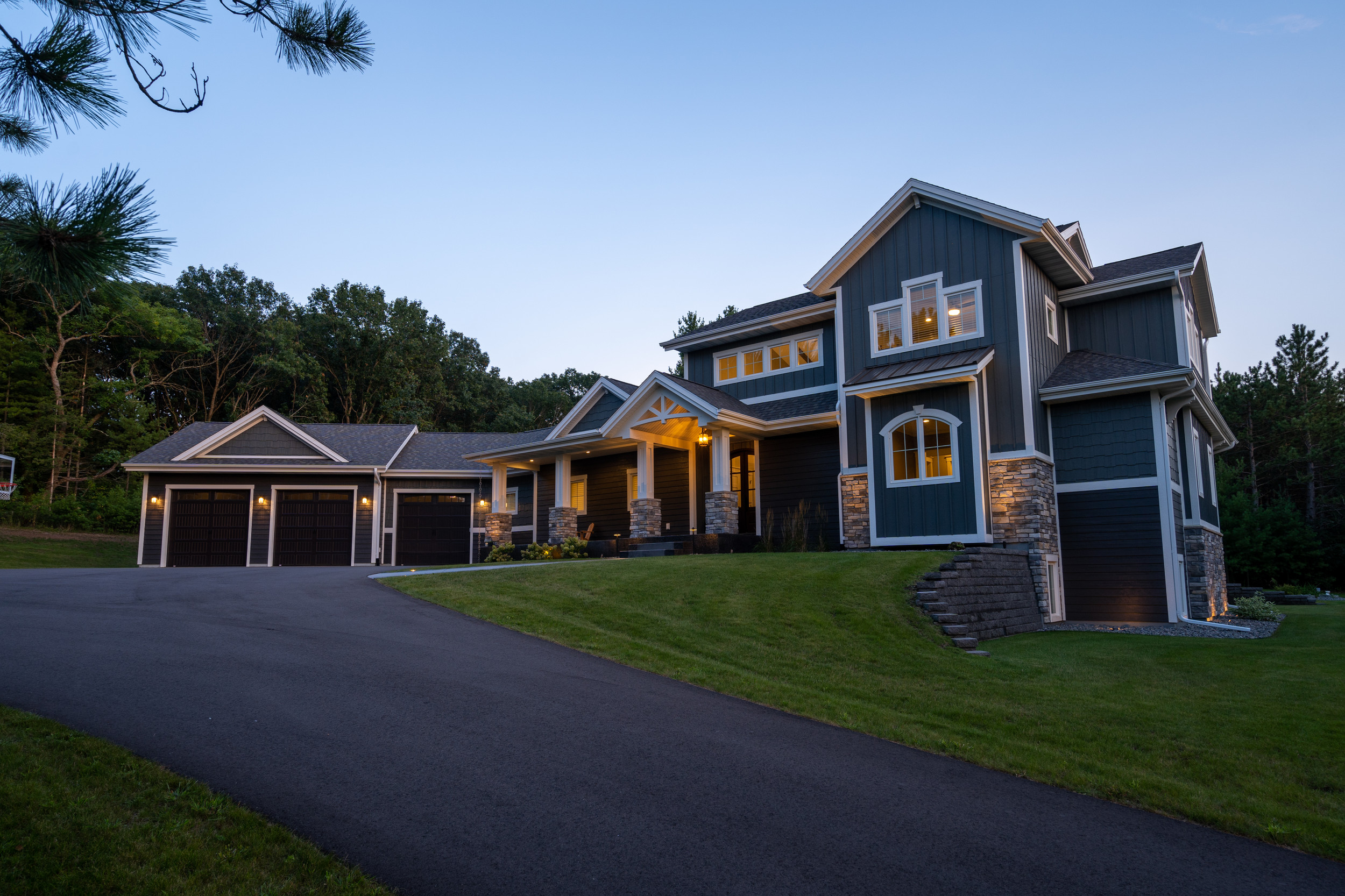 Custom Craftsman House by The Eau Claire Design Company