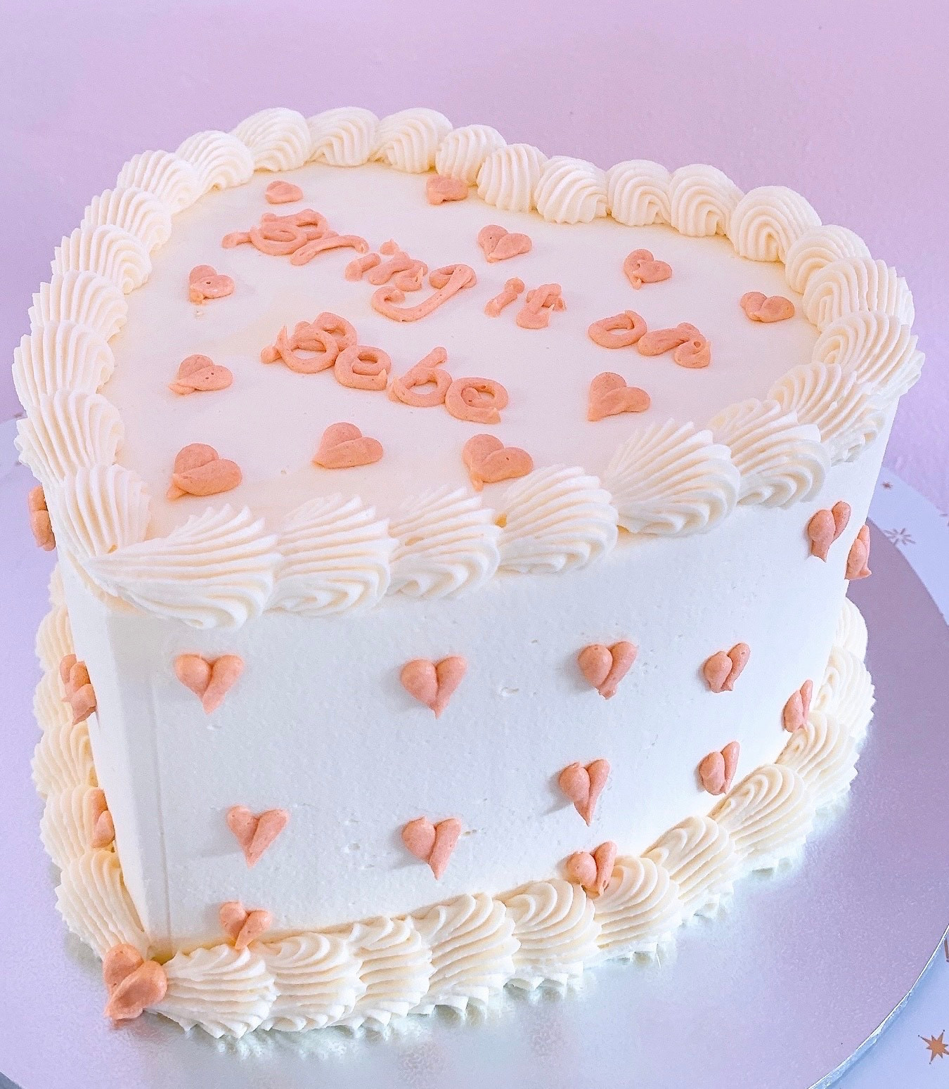 Tall heart shape cake | Sabeno Patisserie