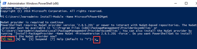 Install Power BI PowerShell On Your Windows Machine