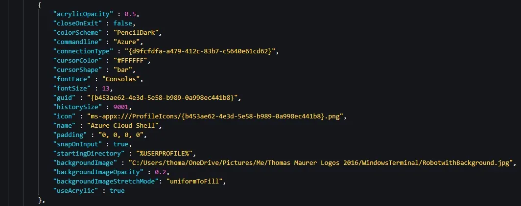 How to Change the Windows Terminal Background Image
