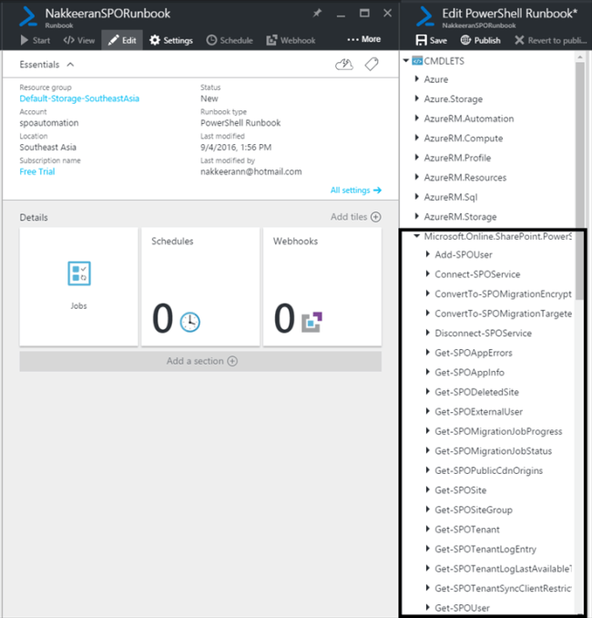 SharePoint Online Jobs On Azure Runbook Using PowerShell Scripts - Part Two