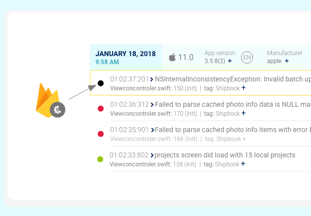 Maximize Your Firebase Crashlytics with Shipbook for Complete Log ...