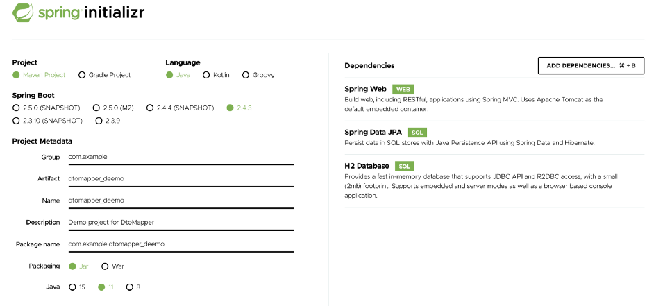 Dtomapper Data Transfer Object Pattern Implementation In Java