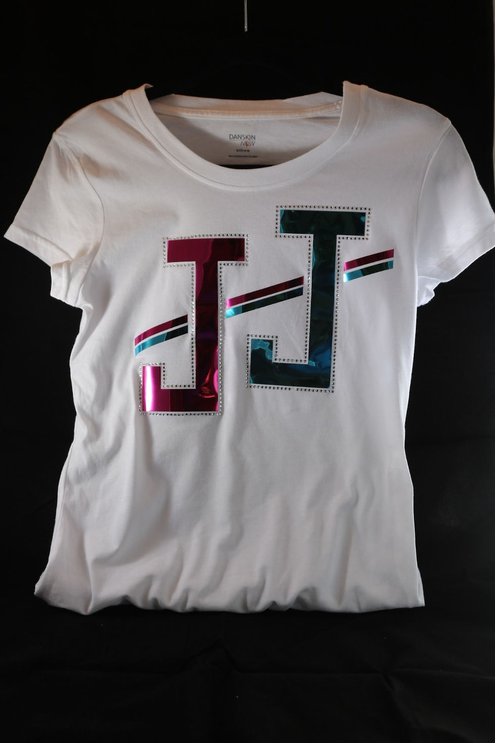 JJ Foil Design Cotton Tee Shirt | sablesophia-1