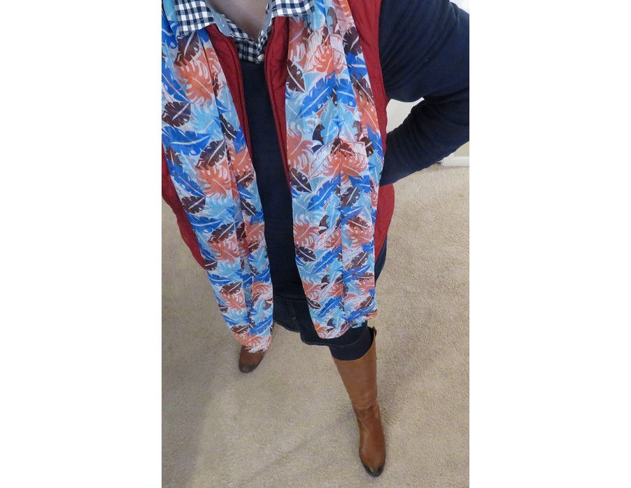 Rust Color Combos: Navy & Grey