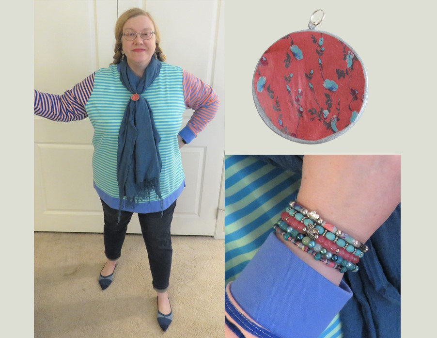 OOTD x2: Bright Color January Jeans Outfits