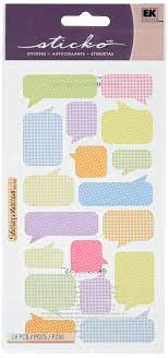 Sticko - Pattern Captions Stickers - Spbu03 | ScrappyShak