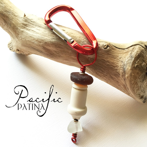 Vintage WWII Era Spark Plug Key Chain | pacificpatina