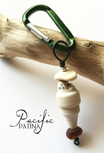 Vintage WWII Era Spark Plug Key Chain | pacificpatina