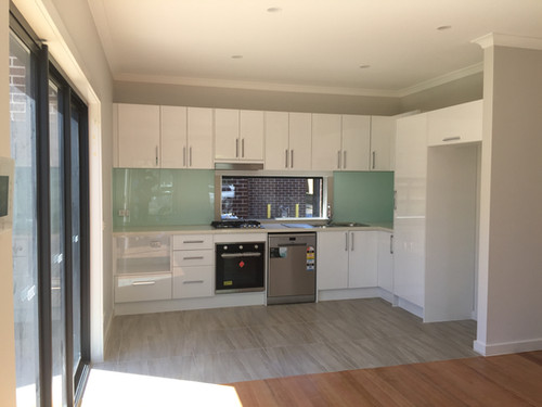 Polyurethane Gloss White Kitchen Cabinet Module No 23911 | oleahome