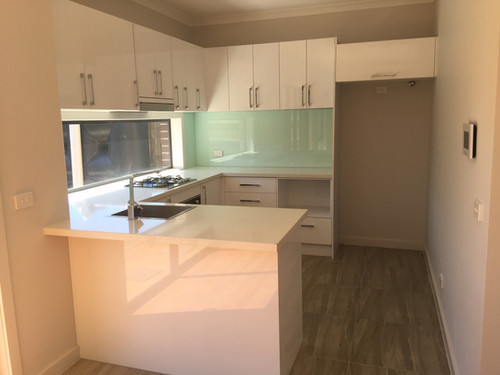 Polyurethane Gloss White Kitchen Cabinet Module No 23999 | oleahome