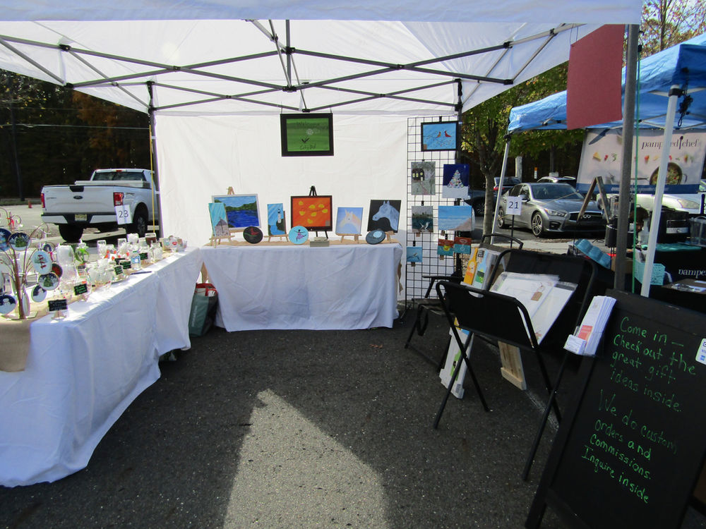 Preparing for an arts and crafts fair or show