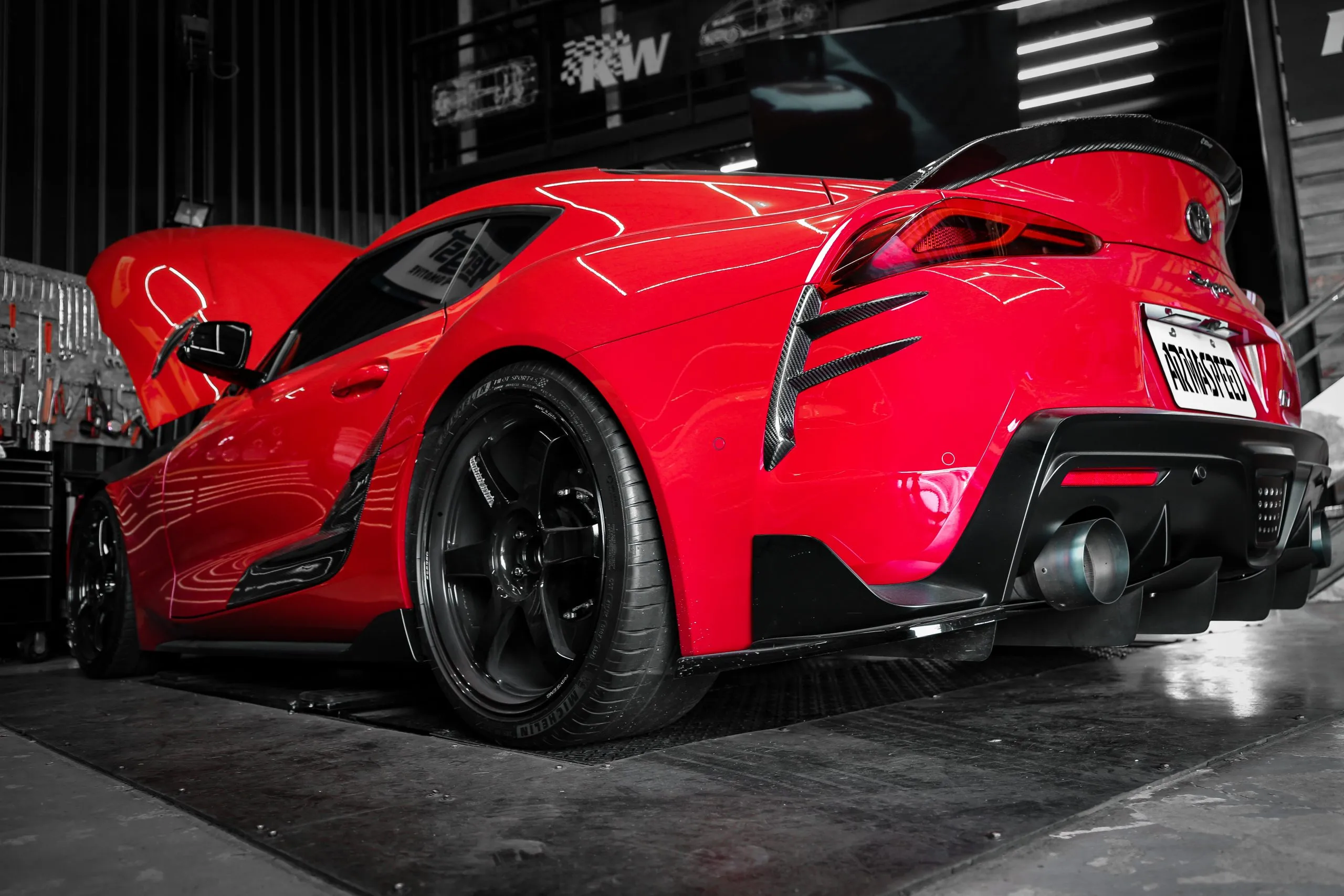 Armaspeed - Carbon Fiber Rear Canards, MKV MK5 Toyota Supra GR A90/ A91 ...