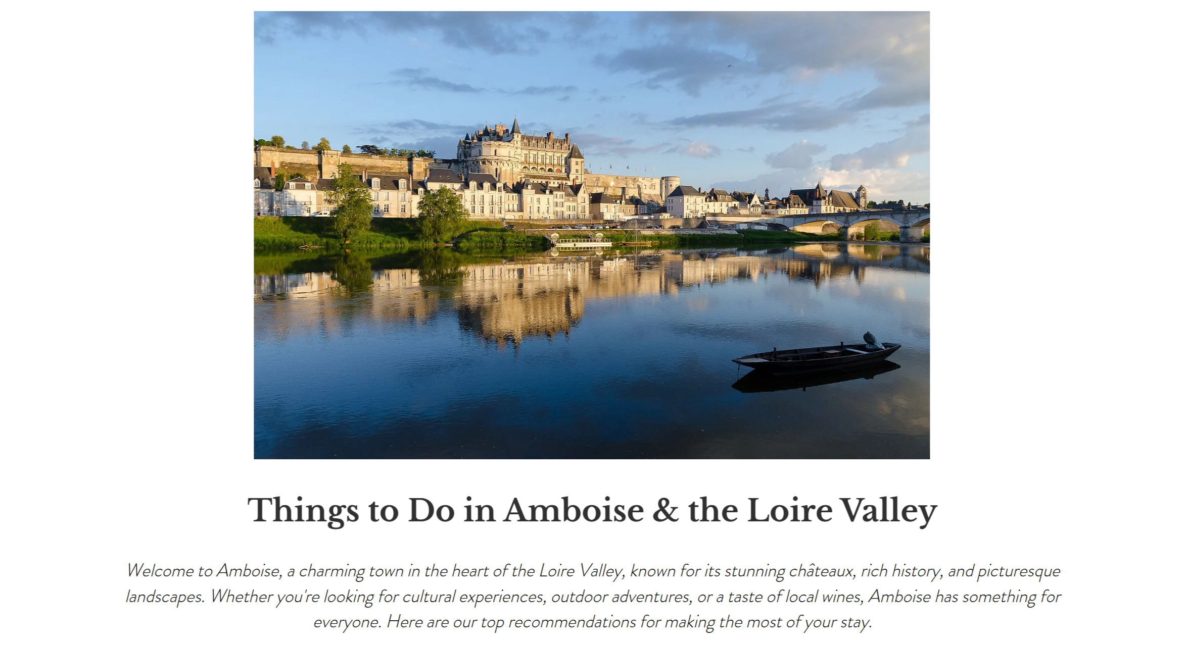 Top Things to Do in Amboise & Loire Valley | AmboiseTroglodyte
