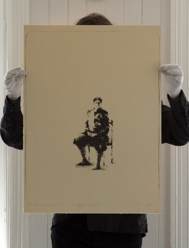 "Mann i nikkers" - Gunnar Aune | Galleri Soon