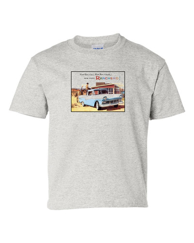 1950s FORD RANCHERO VINTAGE ADVERTISEMENT T-SHIRT | moore-tees