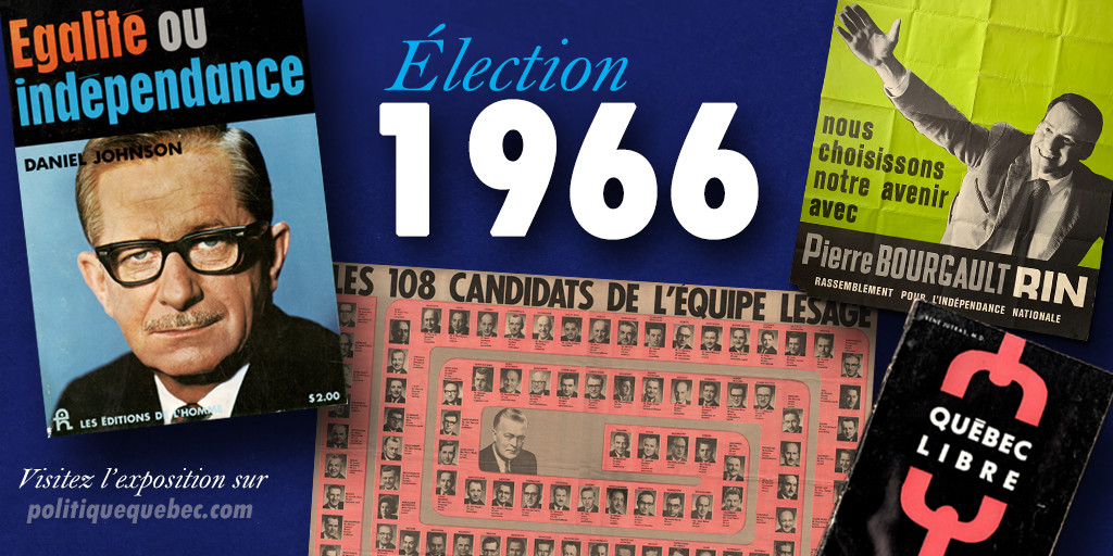 Élection 1966 | Musée virtuel d'histoire politique du Québec