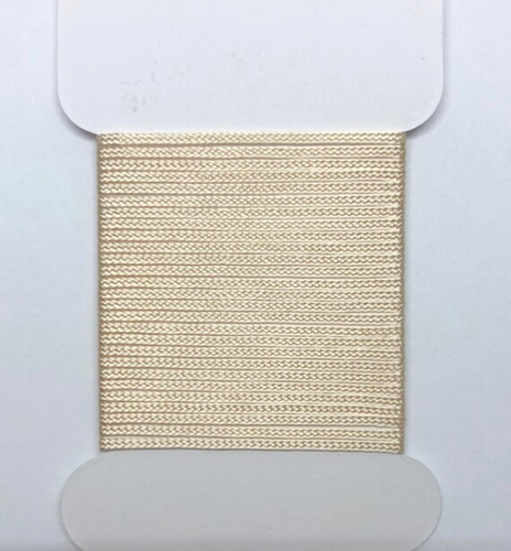 1mm Lacet braid - Ivory | Dolls House Draper