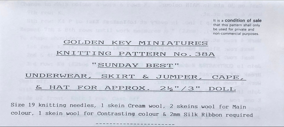 Knitting | Dolls House Draper