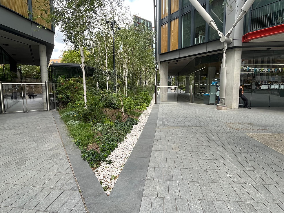 London's Vibrant Modern City with Beautiful Landscape Designs