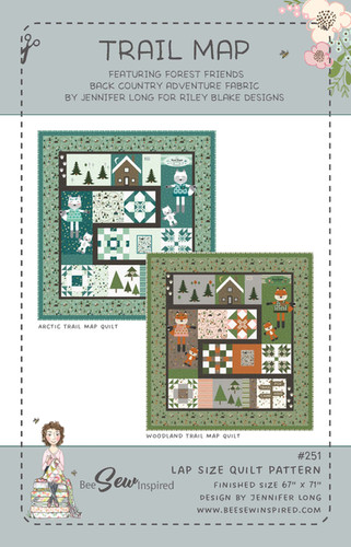 Trail Map Quilt Pattern | Sew A Story
