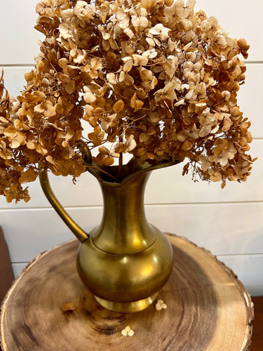 Solid Brass Pitcher | Welcome!