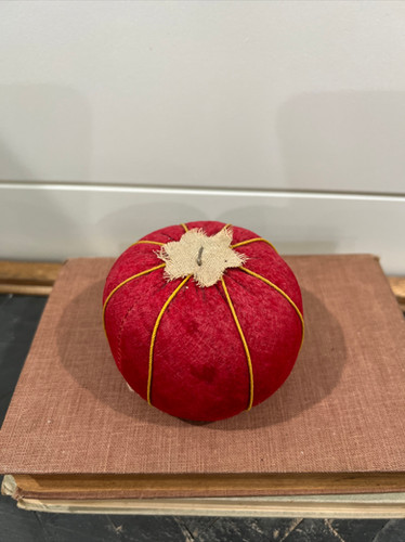 Antique Victorian Velvet Red Tomato Pincushion | Welcome!