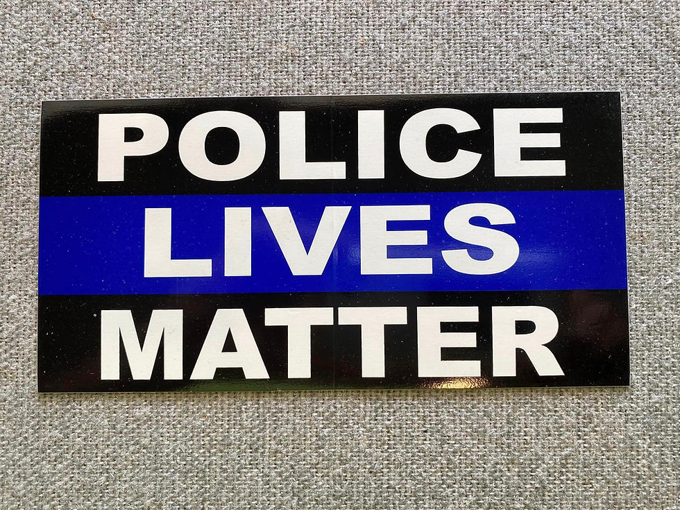 POLICE LIVES DECAL | Lifted Trucks USA