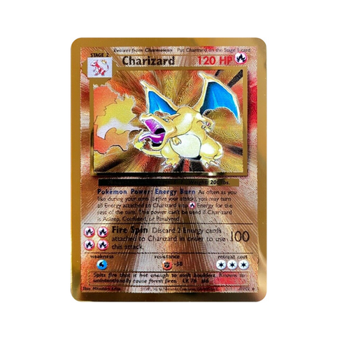 Gold metal Charizard UPC Promo 4/102 | Pokecouple
