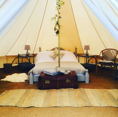 'Honeysuckle' Double Bell Tent 3/9/22 | Glamping