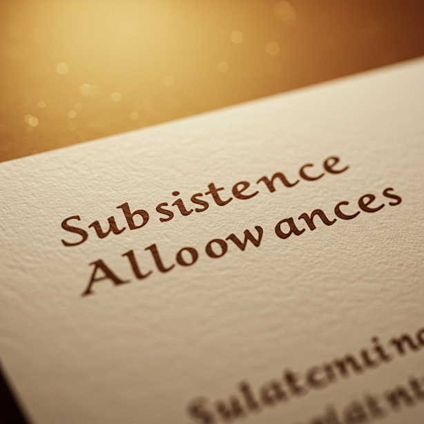 Subsistence Allowances