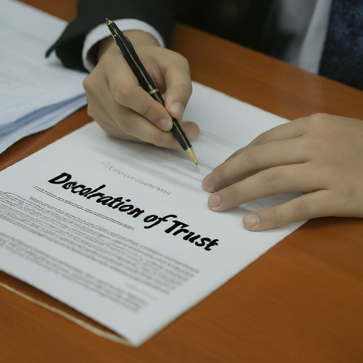 What is Meant by Declaration of Trust