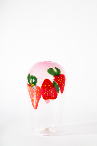 Strawberry Vase #6 | Kate Mitchell Glass