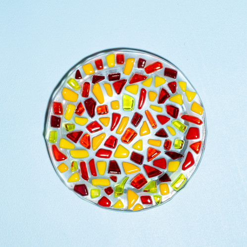 Mosaic Plate #7 | Kate Mitchell Glass