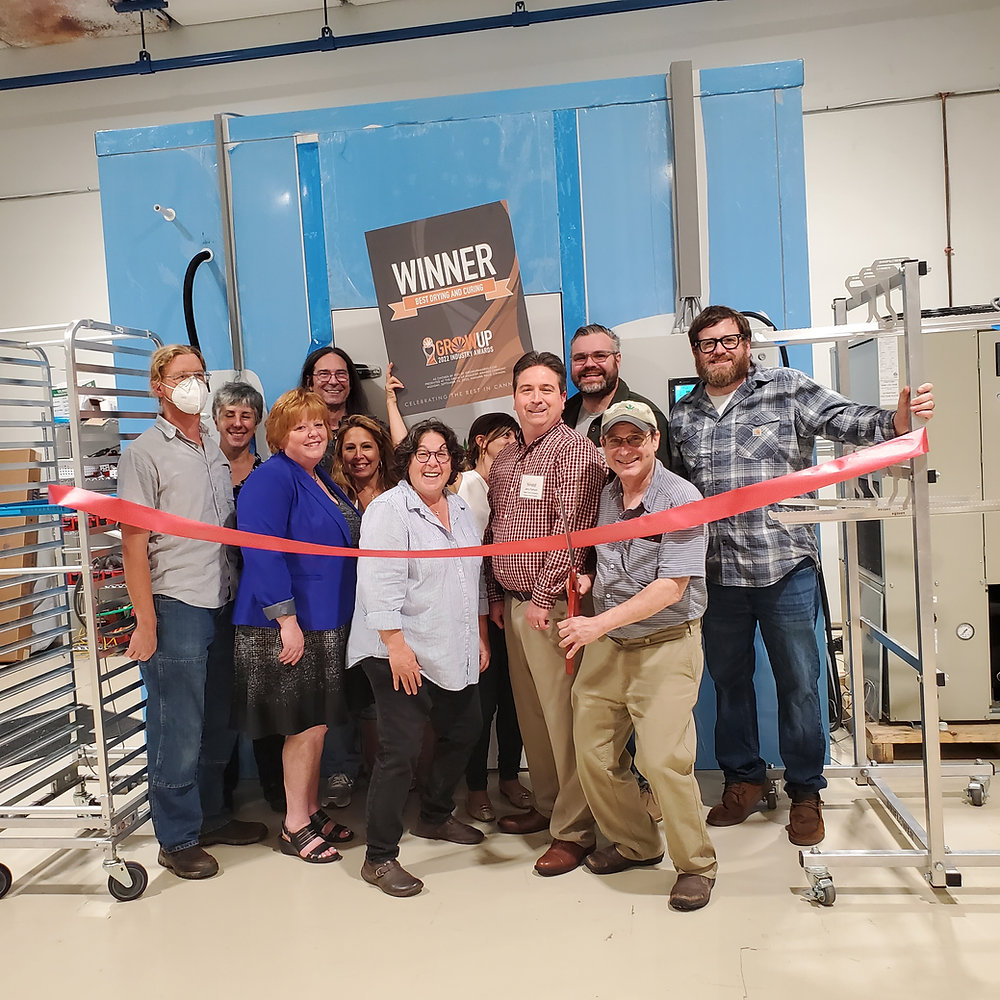 VT Dry & Cure Technologies Mixer & Ribbon Cutting