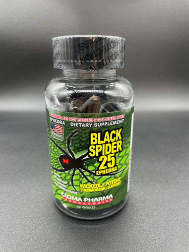 Cloma Pharma Black Spider | 100 Capsulas | Gsportsmx