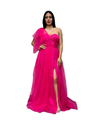 Vestido Rosa Fiusha princesa | Duedress