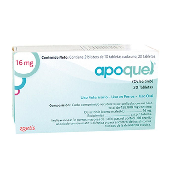 Apoquel 16 mg x 20 comprimidos | Veterinaria Totoro