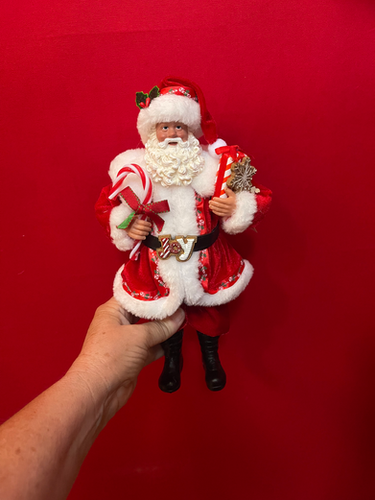 Candy Cane Santa bringing Joy to the World | Christmas On Tambori