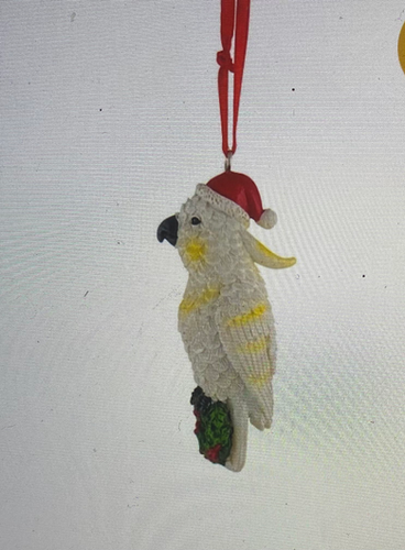 Australian Christmas Tree hanging decoration. Cockatoo | Christmas On ...
