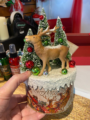 Bethany Lowe stunning “ Traditional Deer Vignette” on a box | Christmas ...