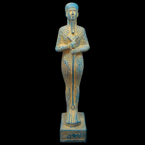 Rare Old Blue Stone Statue of Ptah | Pharaoh's Closet