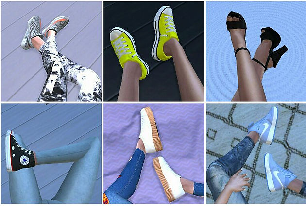 Look at my shoes [pose pack]