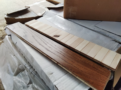 Dark Brown Wood effect Flooring | RAW Workshop