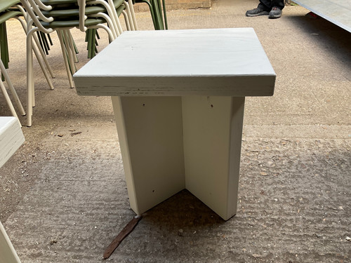 External Cream Wooden Stools | RAW Workshop