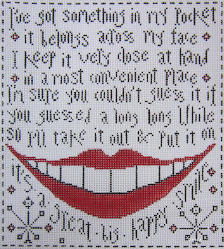 Big Happy Smile by Ewe and Eye | The Needlepoint Gallery