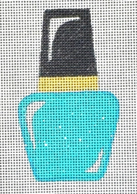 Teal Nail Polish insert Ornament by Raymond Crawford | The Needlepoint ...