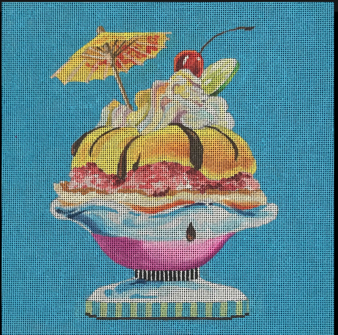 Ice Cream Sundae by Colors Of Praise | The Needlepoint Gallery