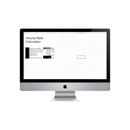 Hourly Rate Template | FRSH Marketing Branding & Design, LLC